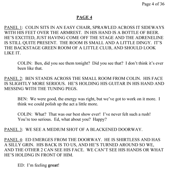 Writing Comics: Scripting Programs